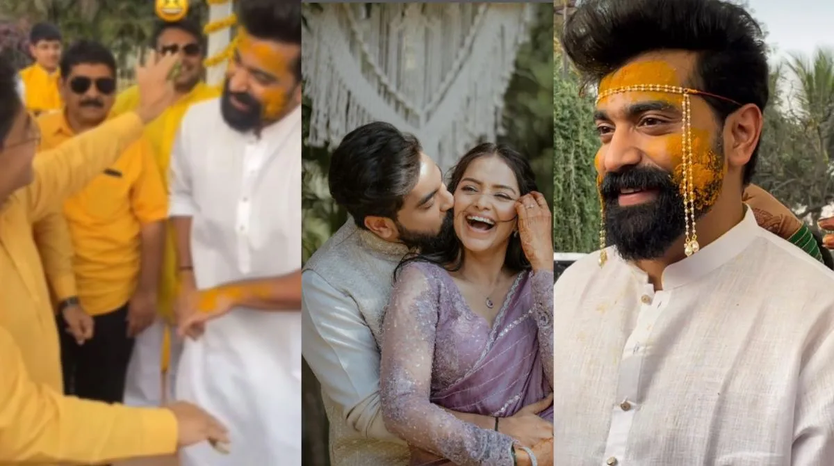 हळद लागली! तितीक्षा तावडे व सिद्धार्थ बोडकेची जोरदार हळद, मंडपातच ...